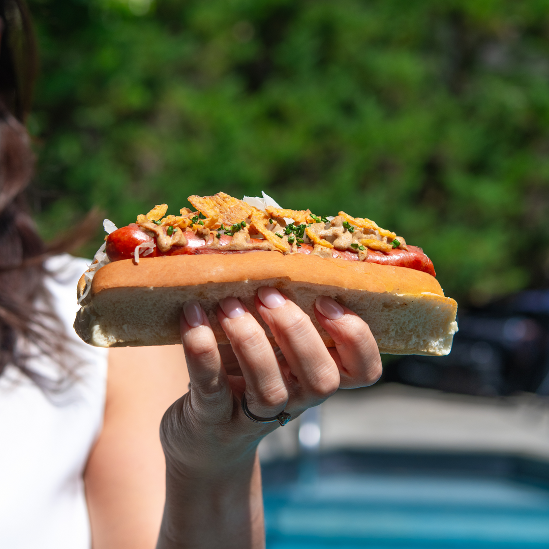 The Original Pearl Kountry Klub All-Beef Hot Dogs & Mustard | 4 pack ...