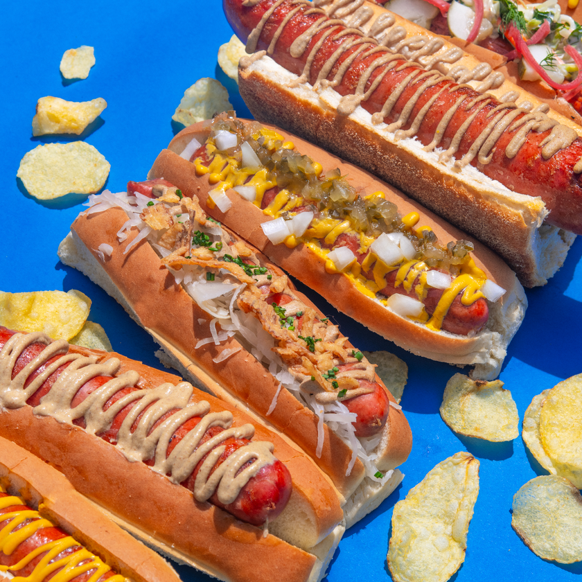 The Original Pearl Kountry Klub All-Beef Hot Dogs & Mustard | 4 pack ...